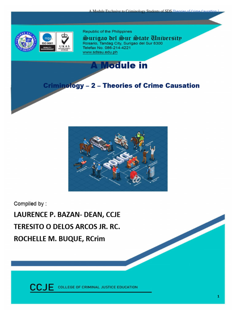 Crim 2 Module Buque | PDF | Criminology | Crimes