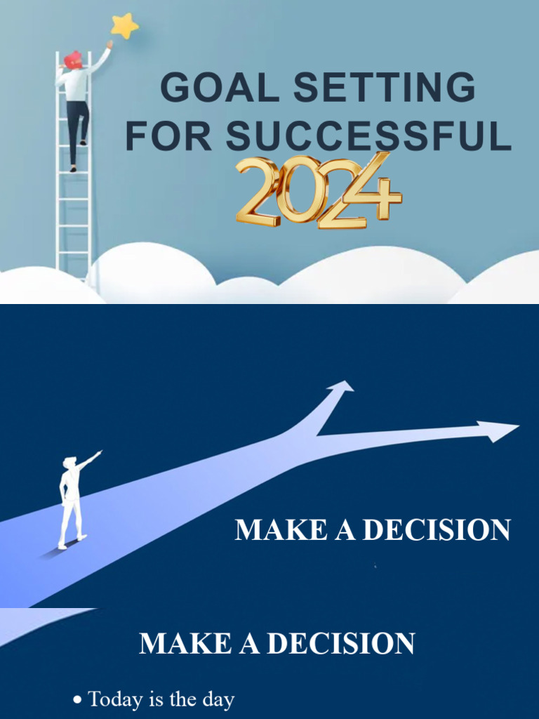 Goal Setting For Successful 2024 | PDF | Self-Improvement