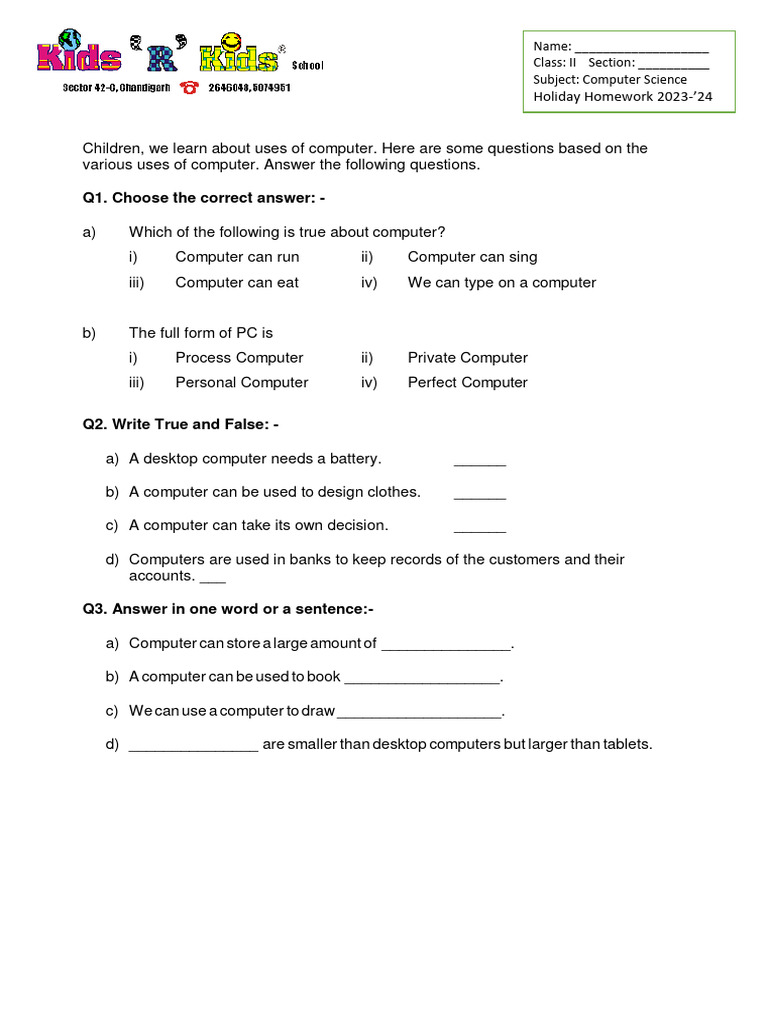 Circular 20230524141724 Class Ii Computer | PDF