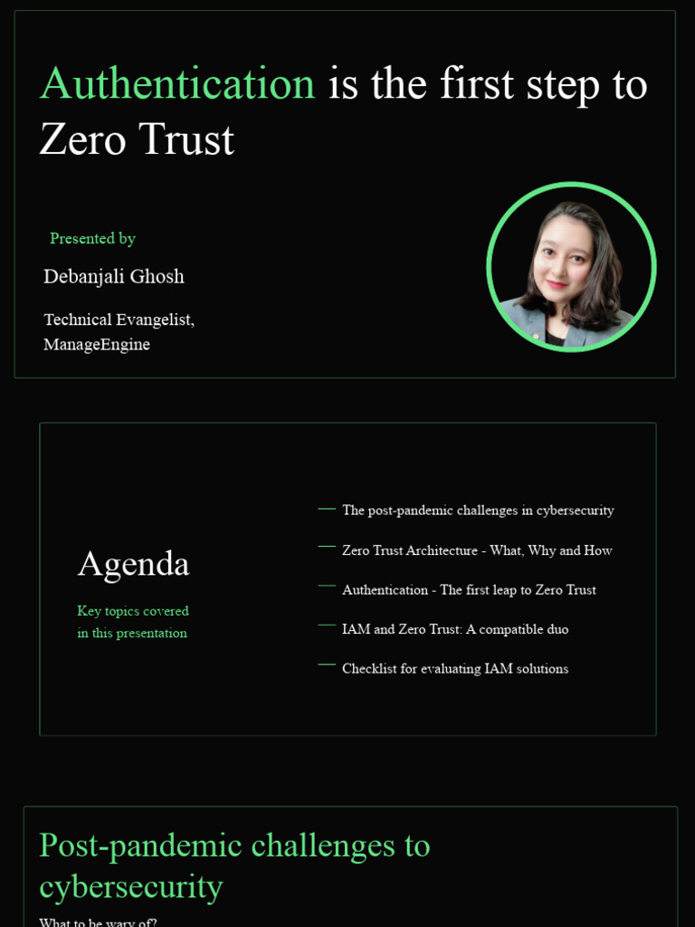 Authentication Is The First Step To Zero Trust | PDF | Computer Security | Security