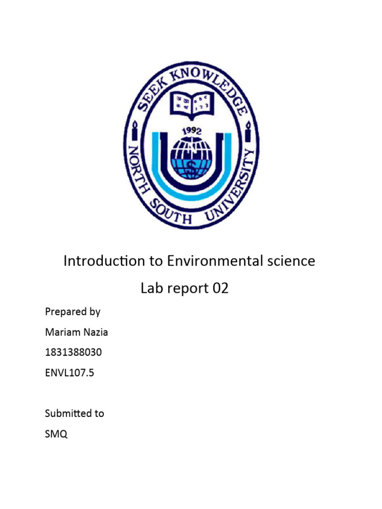 Lab Report 02 | PDF | Science & Mathematics