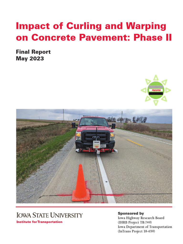 Concrete Pavement Curling Study | PDF | Regression Analysis | Road Surface