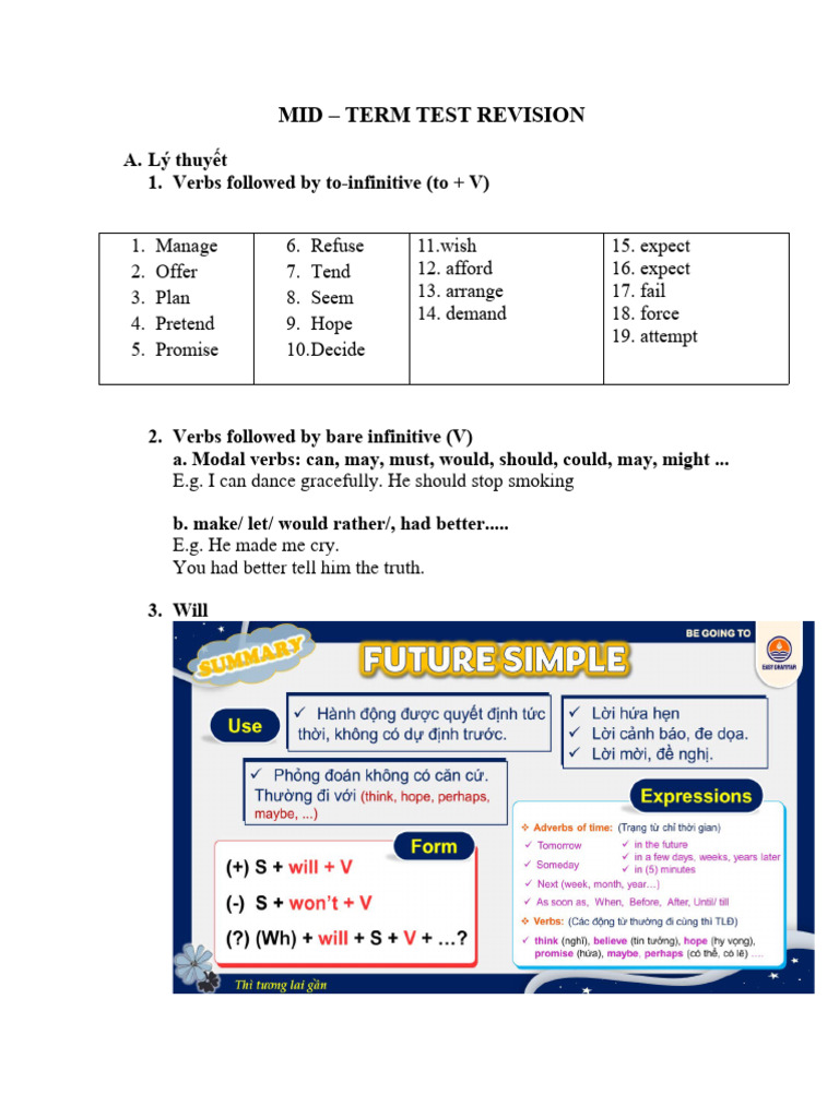 MID-term Test 1 Grade 10 | PDF