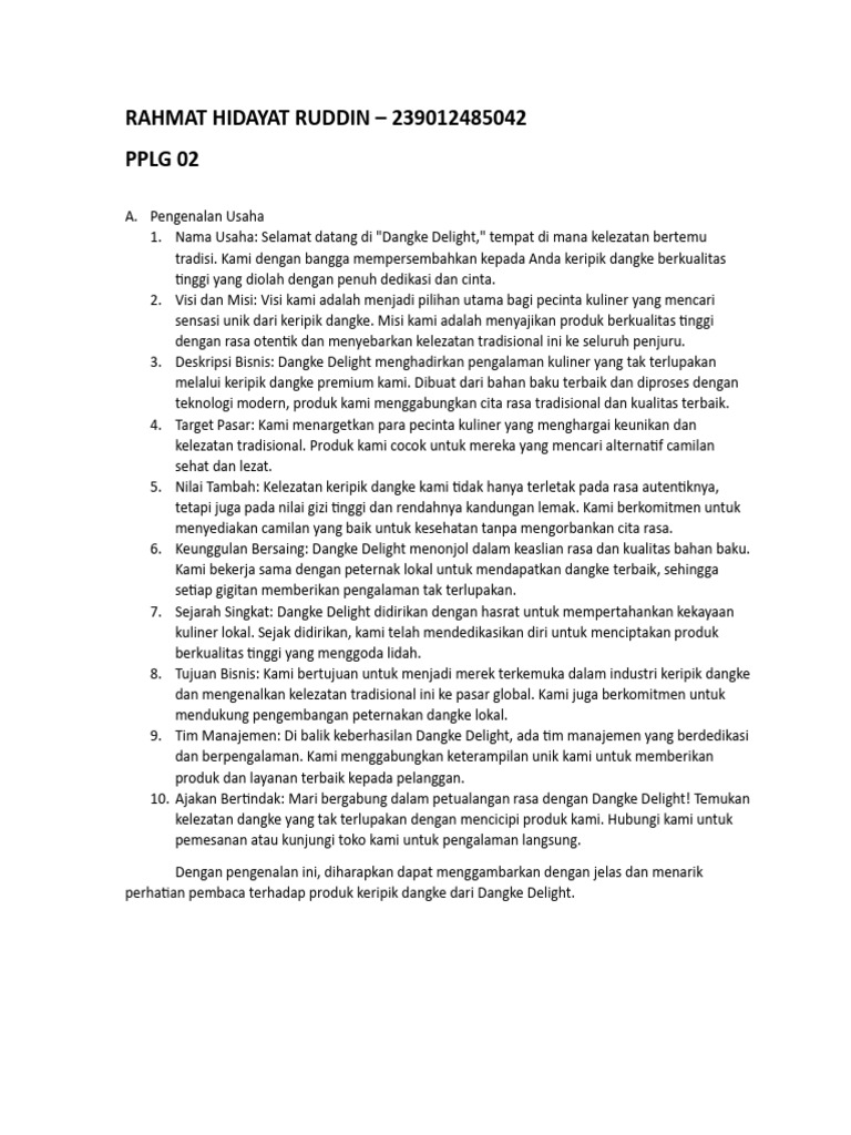 Aksi Nyata - Rahmat Hidayat Ruddin | PDF | Memasak, Makanan, & Anggur