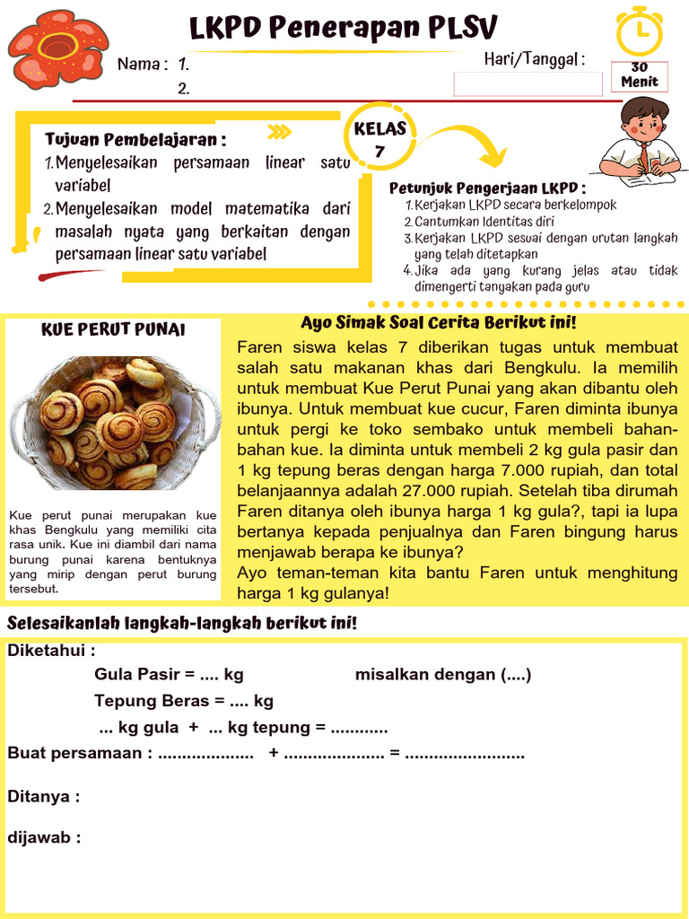 LKPD PENERAPAN PLSV PPA | PDF