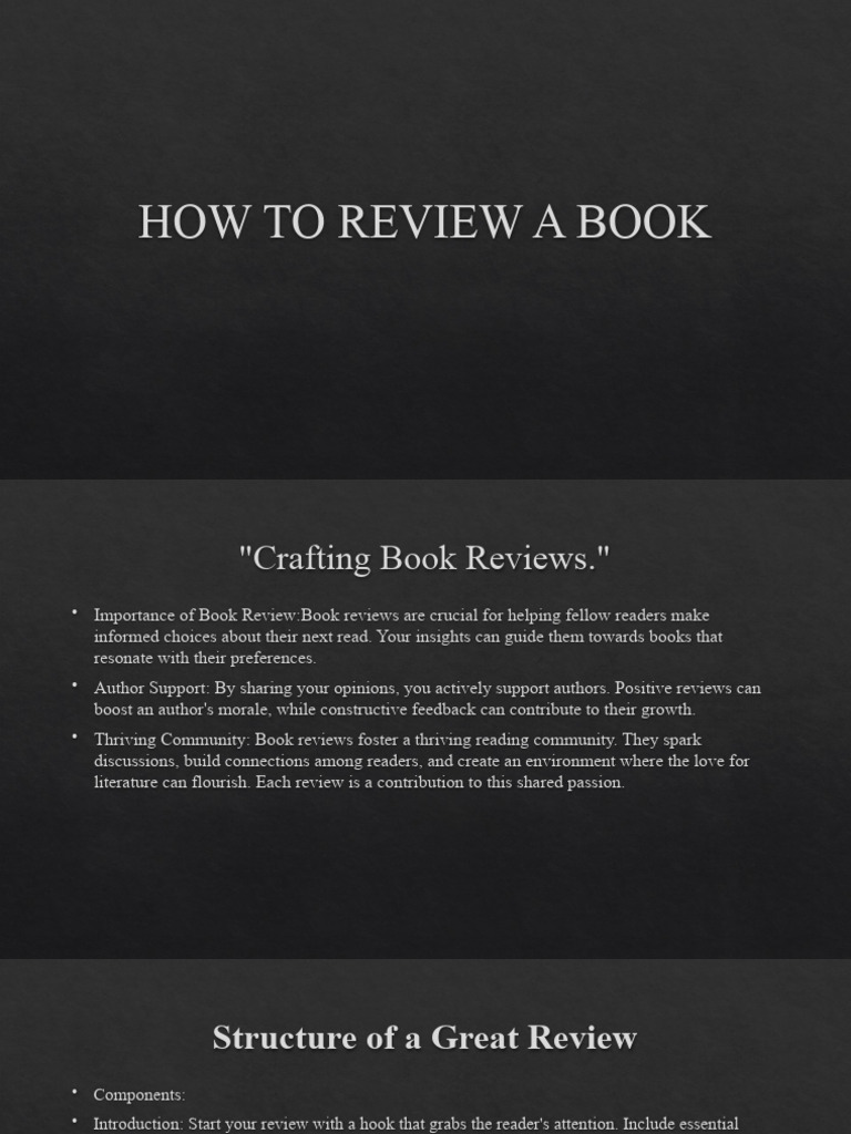 Book Review Guide for Readers | PDF | Cognition | Human Communication