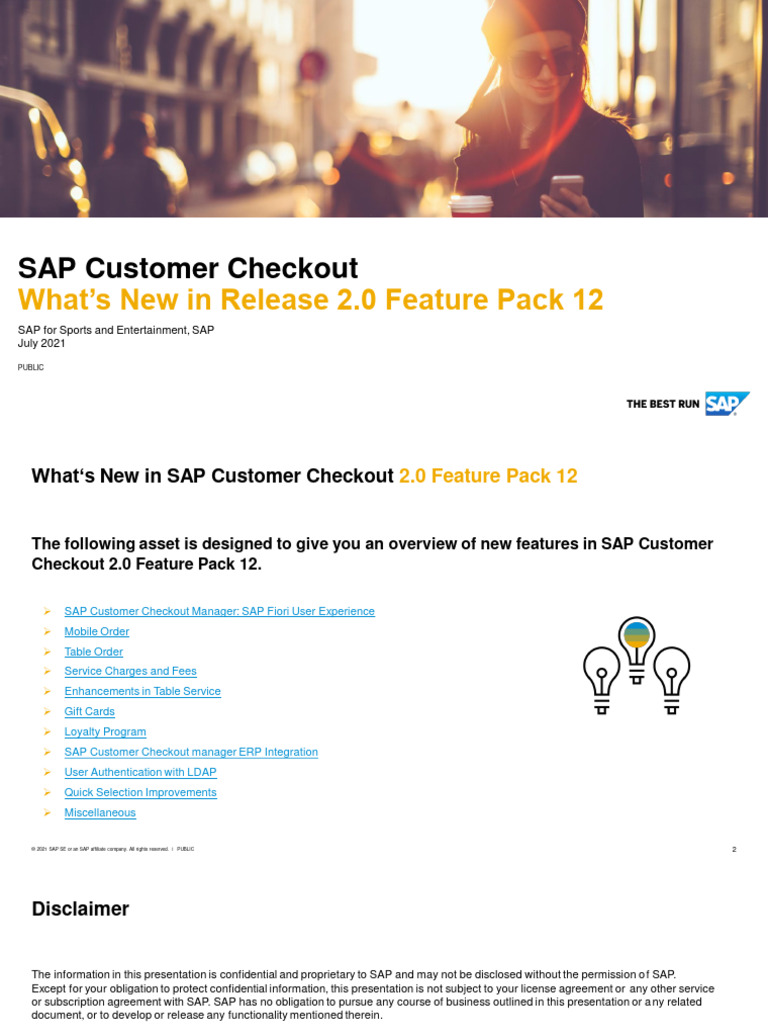 EKT 0 CCO Whats New in SAP Customer Checkout 2.0 Feature Pack12 | PDF | Point Of Sale | Fee