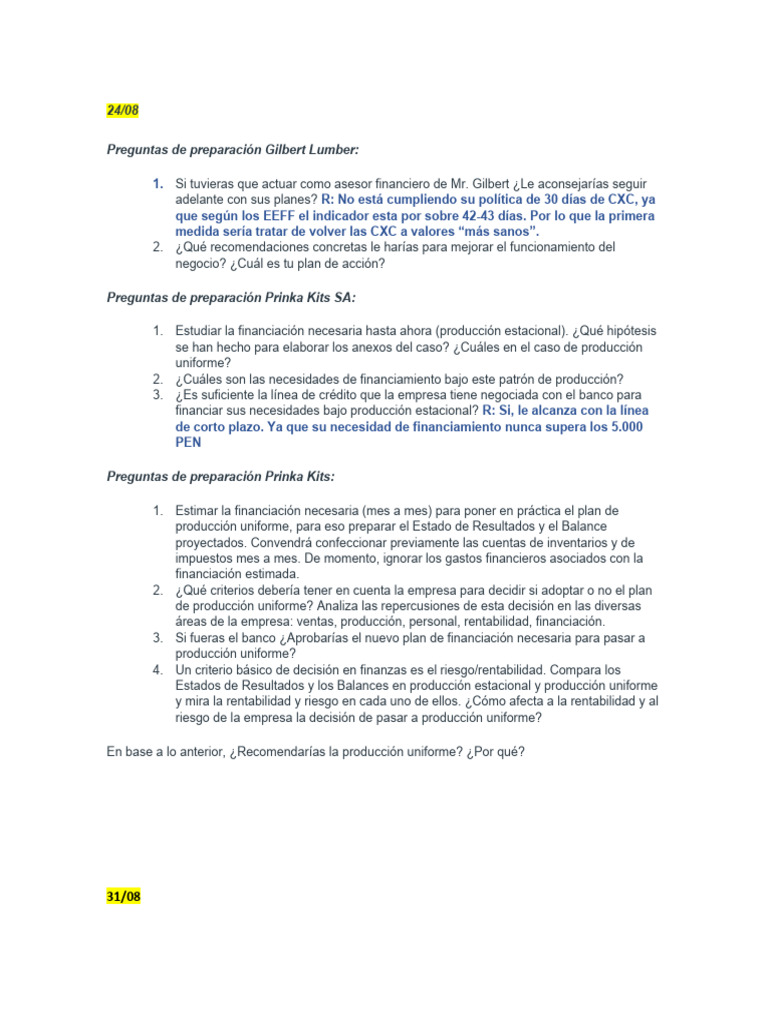 Instrucciones Prinka | PDF | Rentabilidad sobre recursos propios | Business