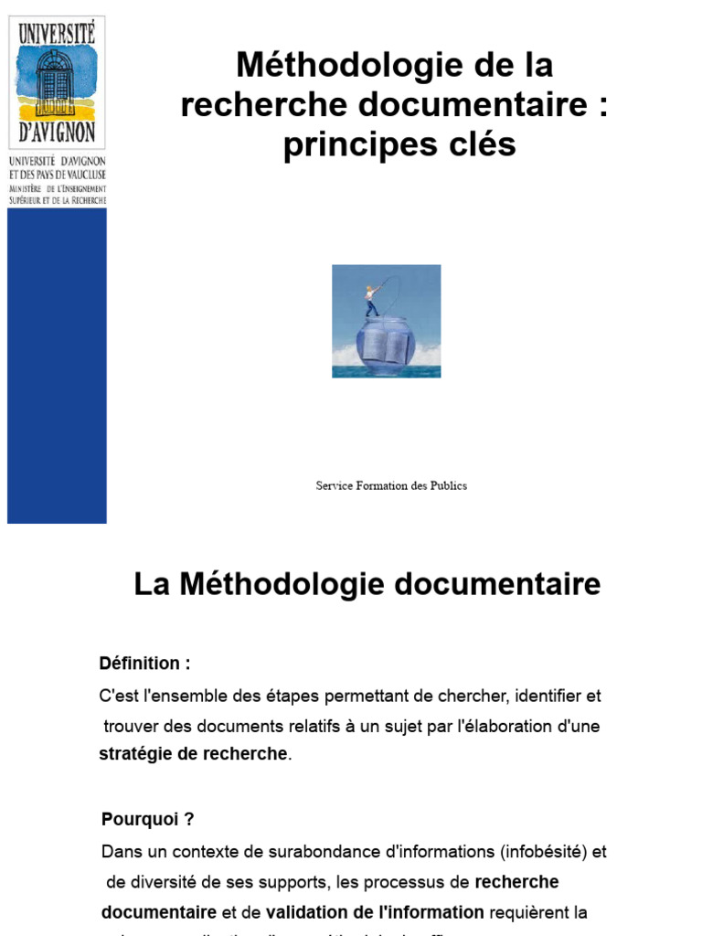 0 Methodo Documentaire | PDF | Recherche d'information | Document