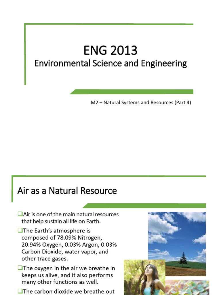 M2 - Natural Systems and Resources - Part 4 | PDF | Atmosphere Of Earth ...
