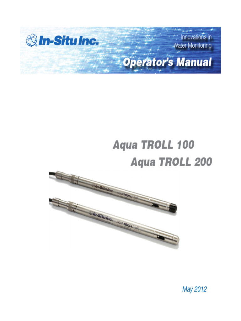 AquaTROLL 100 200 Manual | PDF | Microsoft Windows | Usb