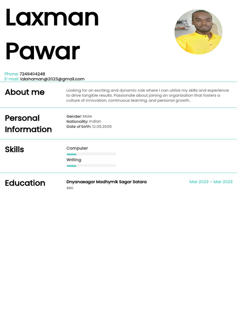 Laxman Resume 266 | PDF