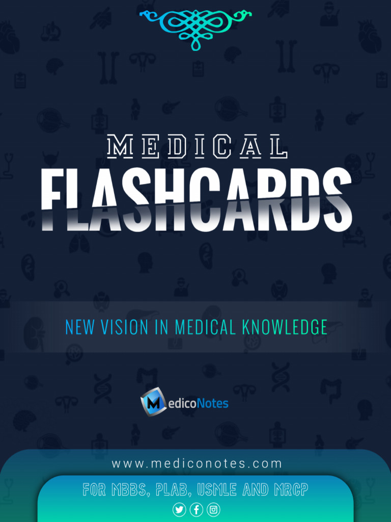 Medical Flashcards Ebook - Free Samples | PDF