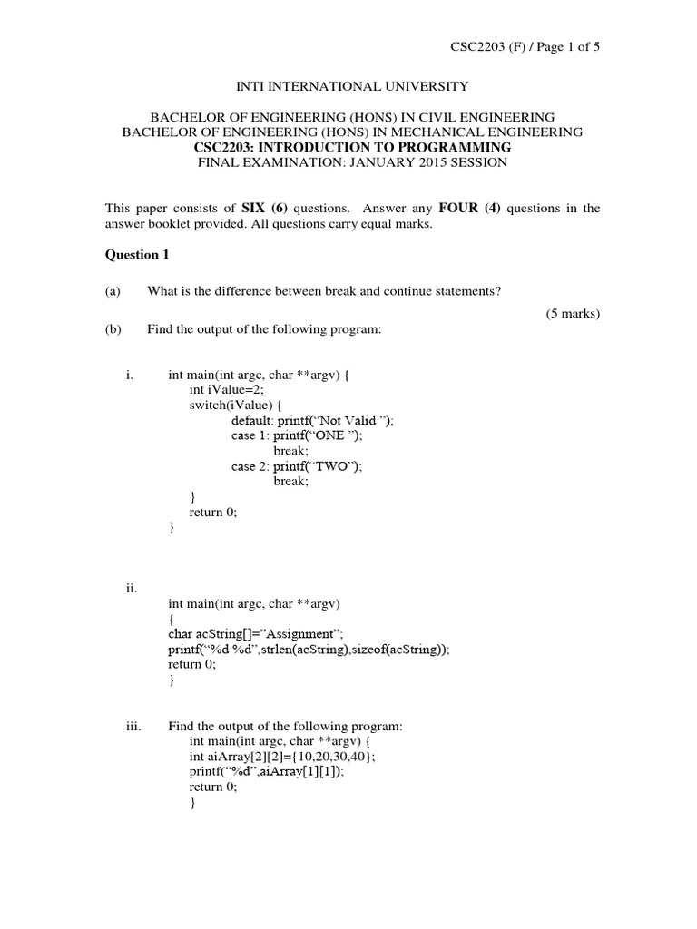 CSC 2203 | PDF | Body Mass Index | Pointer (Computer Programming)