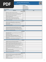 Internal Audit Checklist 22716 | PDF | Audit | Calibration