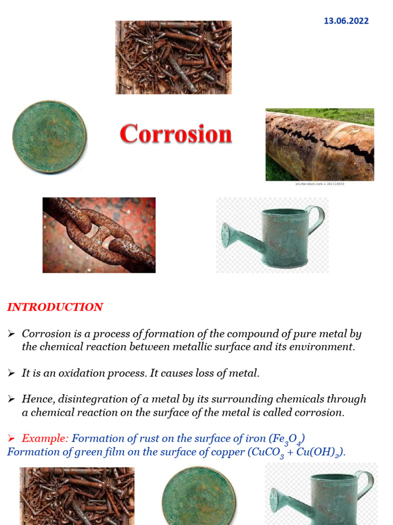 3. Corrosion | PDF | Corrosion | Electrochemistry