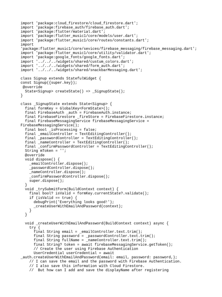 Signup | PDF | Software Engineering | Secure Communication