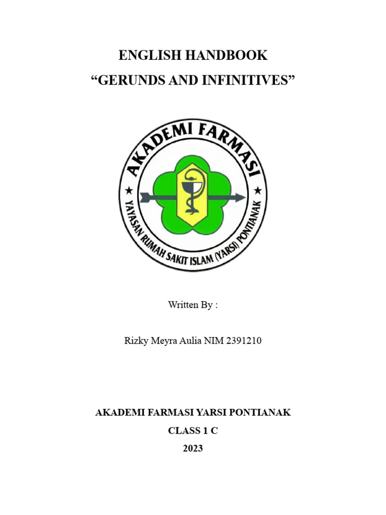 English Handbook | PDF | Verb | Syntax