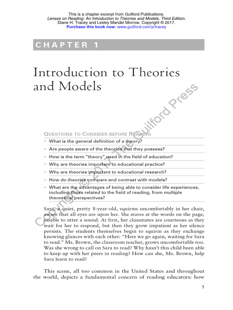 Tracey Ch1 | PDF | Theory | Teachers