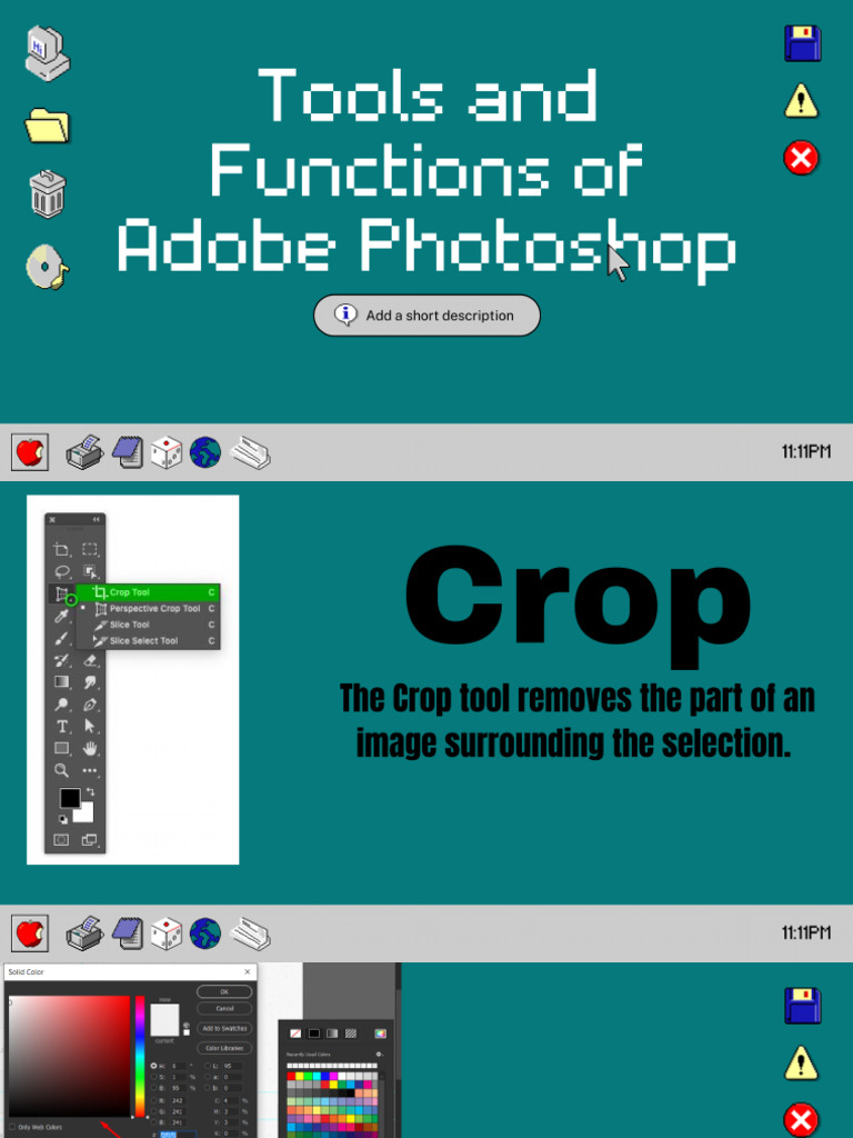 Tools and Functions of Adobe Photoshop | PDF
