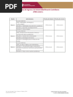 Cronograma PIRC 2025-2 Junio | PDF