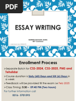 Essay Book | PDF | Paragraph | Essays