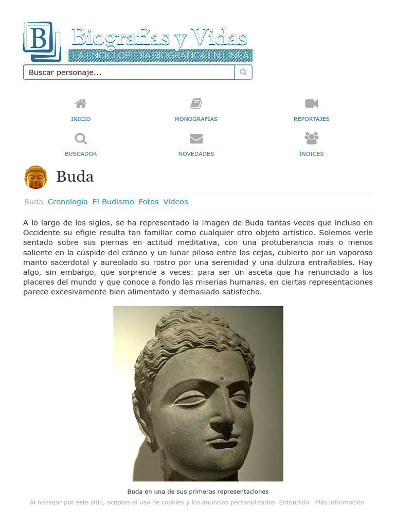 Buda. Biografía | PDF | Ascetismo