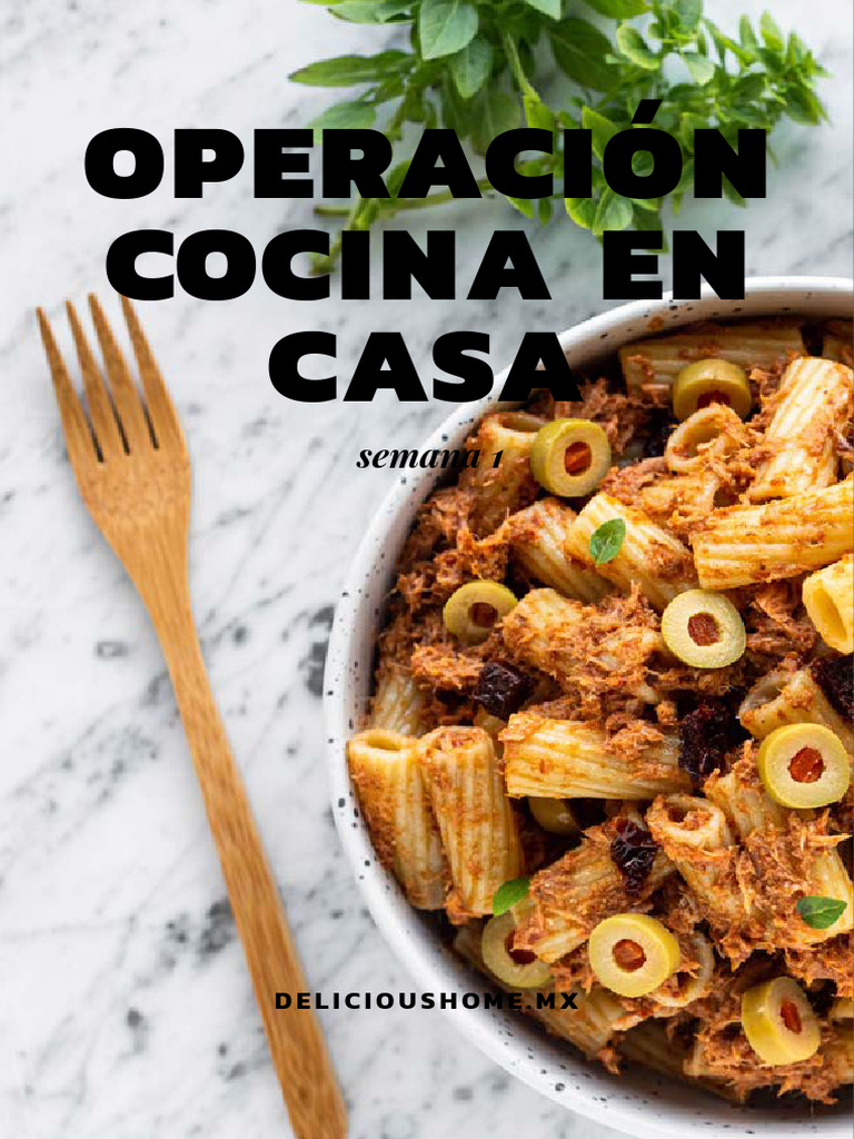 Recetas Fáciles para Cocinar en Casa | PDF | pesto | Cocinando