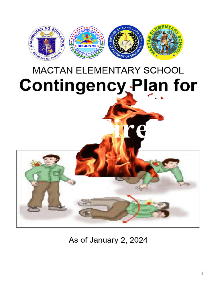 Mes Fire Contigency Plan Canlaon Template | PDF | Hazards | Emergency ...