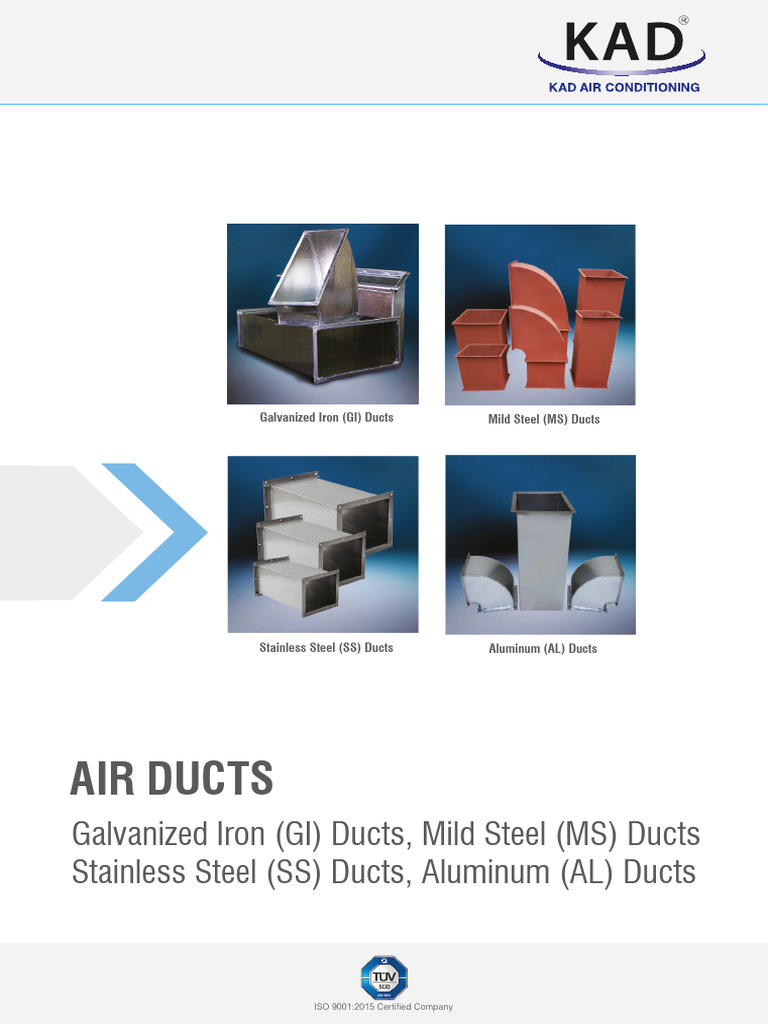 Air Ducts | PDF | Duct (Flow) | Steel