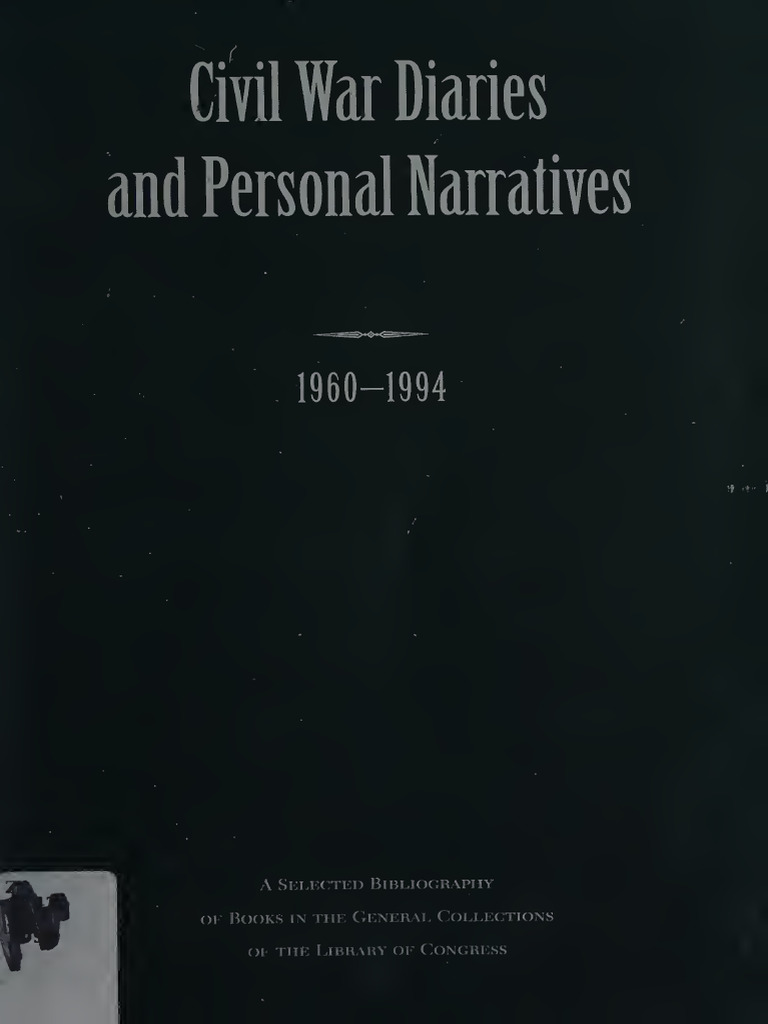 Civil War Diaries P 0000 Libr | PDF | American Civil War | Bibliography