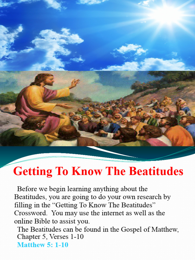 Unit #2 Be With Me | PDF | Beatitudes | Ten Commandments
