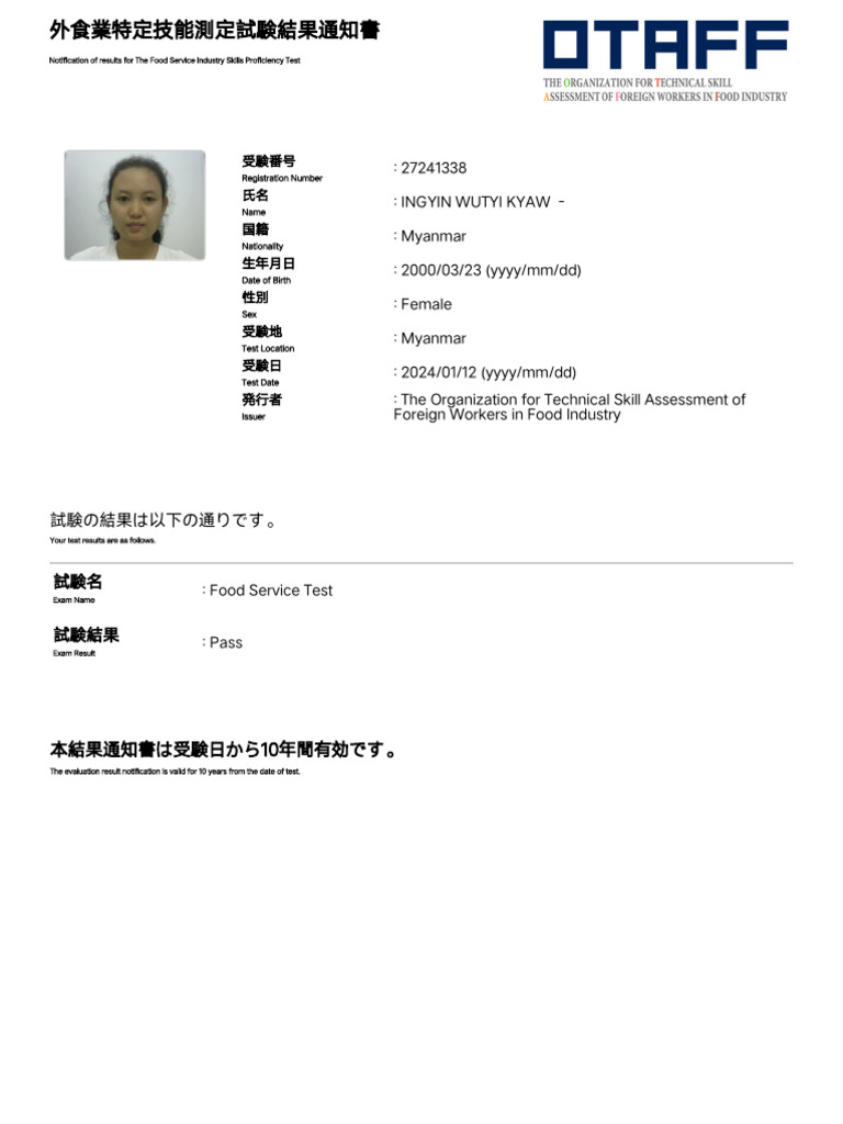 Ingyin Wutyi Kyaw | PDF