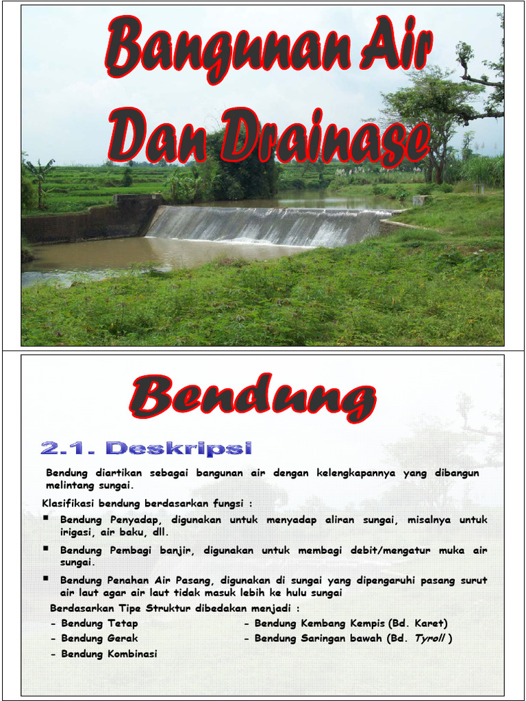 II. - Bendung | PDF
