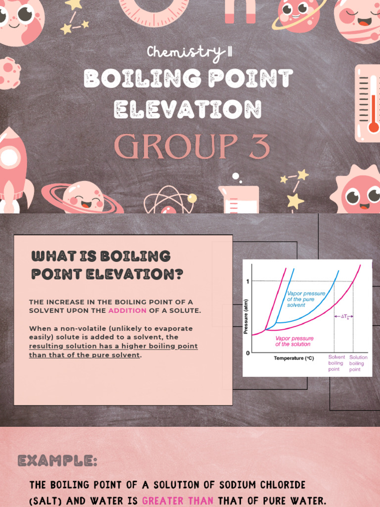 Group 3 - Boiling Point Elevation | PDF | Chemical Substances ...