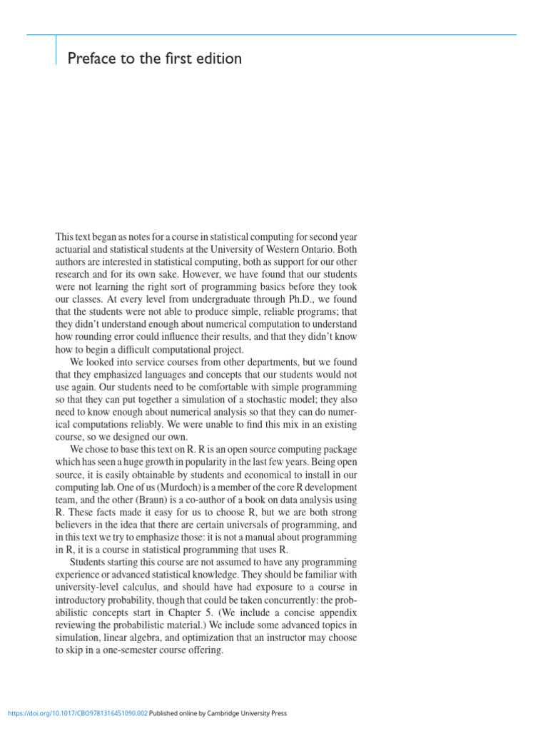 04.0 PP Xiii Xiv Preface To The First Edition | PDF | Applied Mathematics | Science