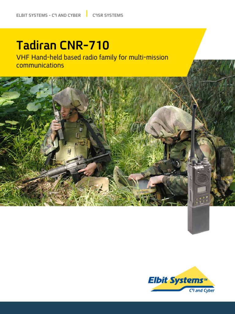 CNR 710 1 | PDF | Radio | Telecommunications