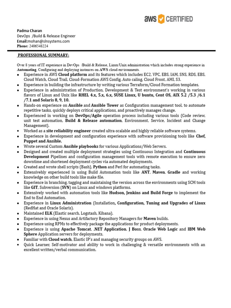 Charan DEVOPS | PDF | Cloud Computing | Linux