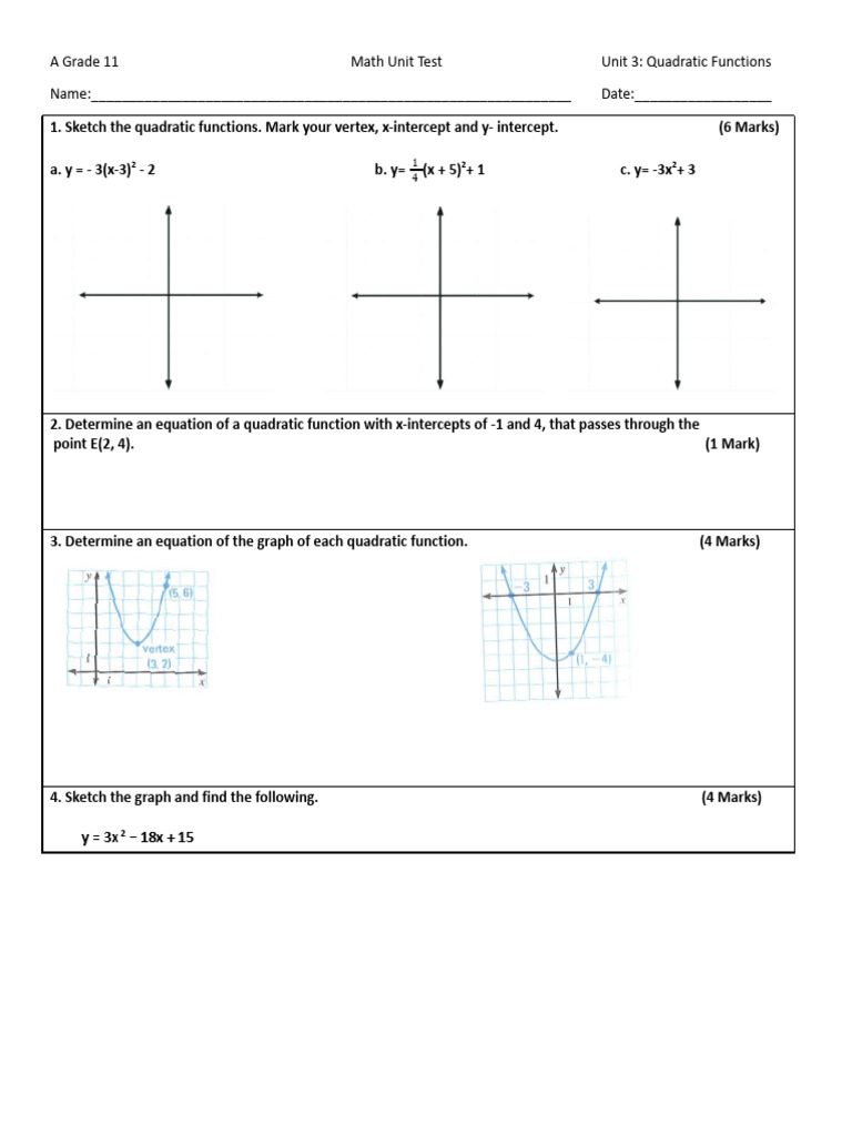 Grade 11 - Unit 3 Practice Test | PDF | Science & Mathematics | Computers