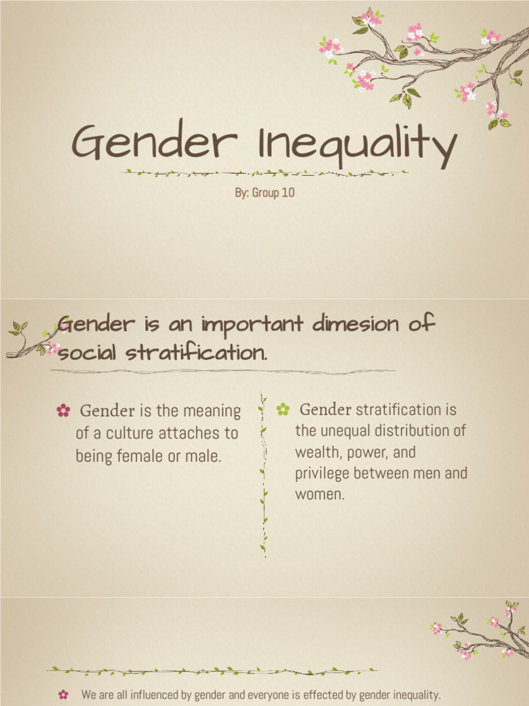 Understanding Gender Inequality | PDF