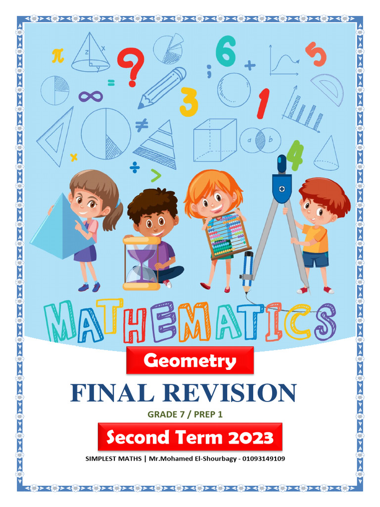 Final Revision Prep 1 .T2.Geometry 2023 | PDF | Mathematics | Science