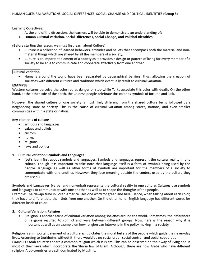 UCSP REPORT | PDF | Society | Gender