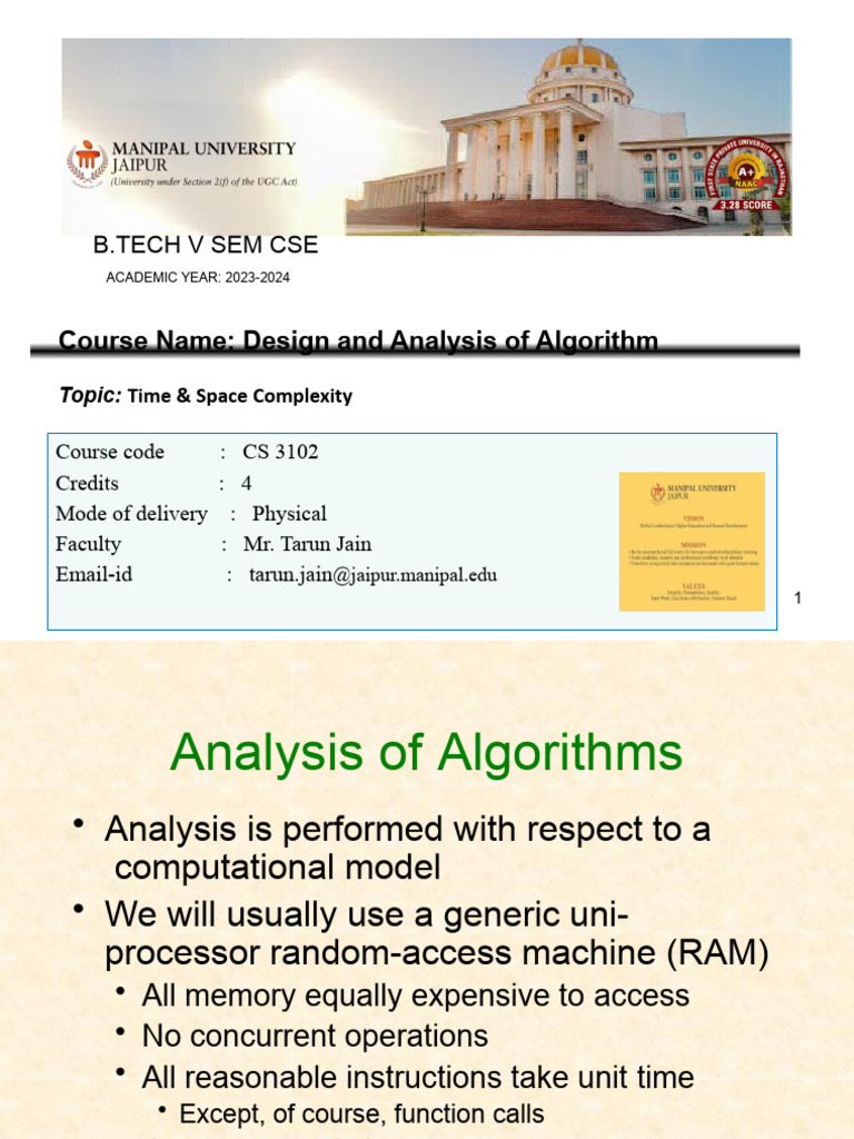 Time And Space Complexity Hands On Pdf Time Complexity Computational Complexity Theory