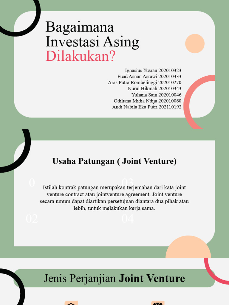 Kelebihan & Kekurangan Joint Venture | PDF