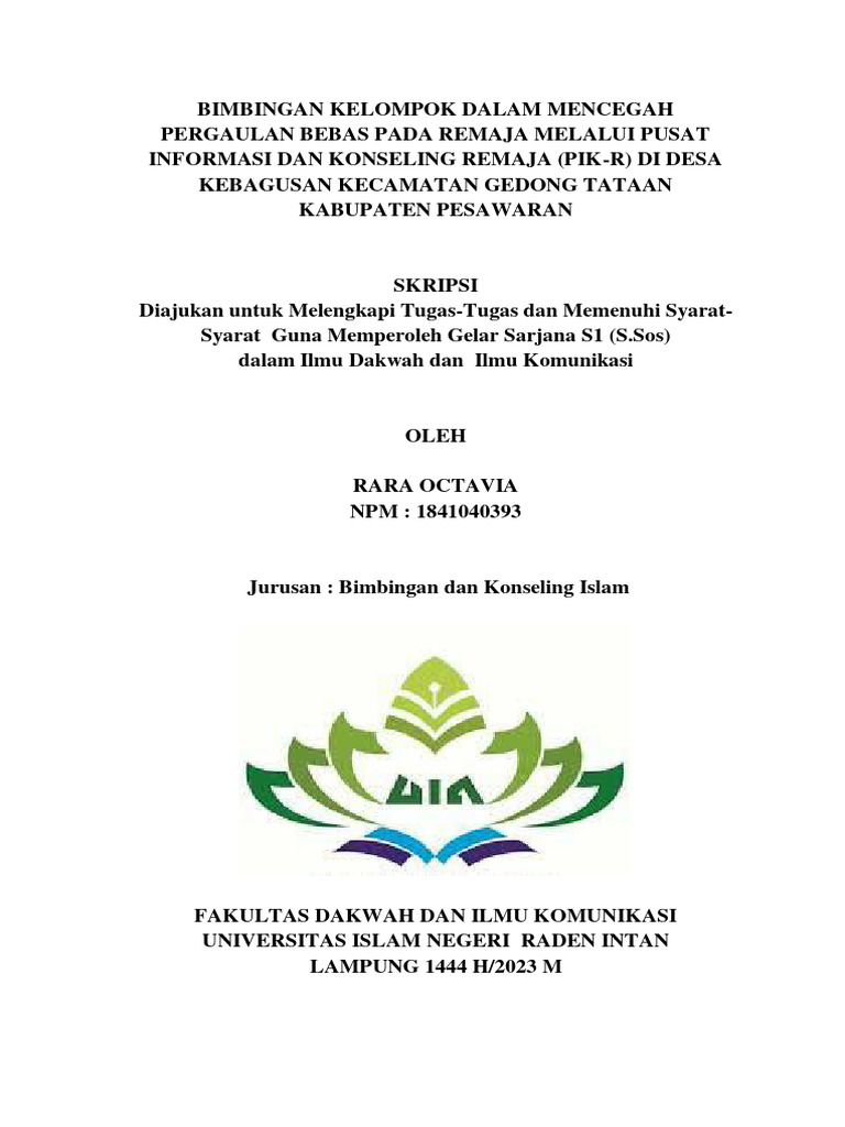 Pusat Bab 1 Dan 2 | PDF