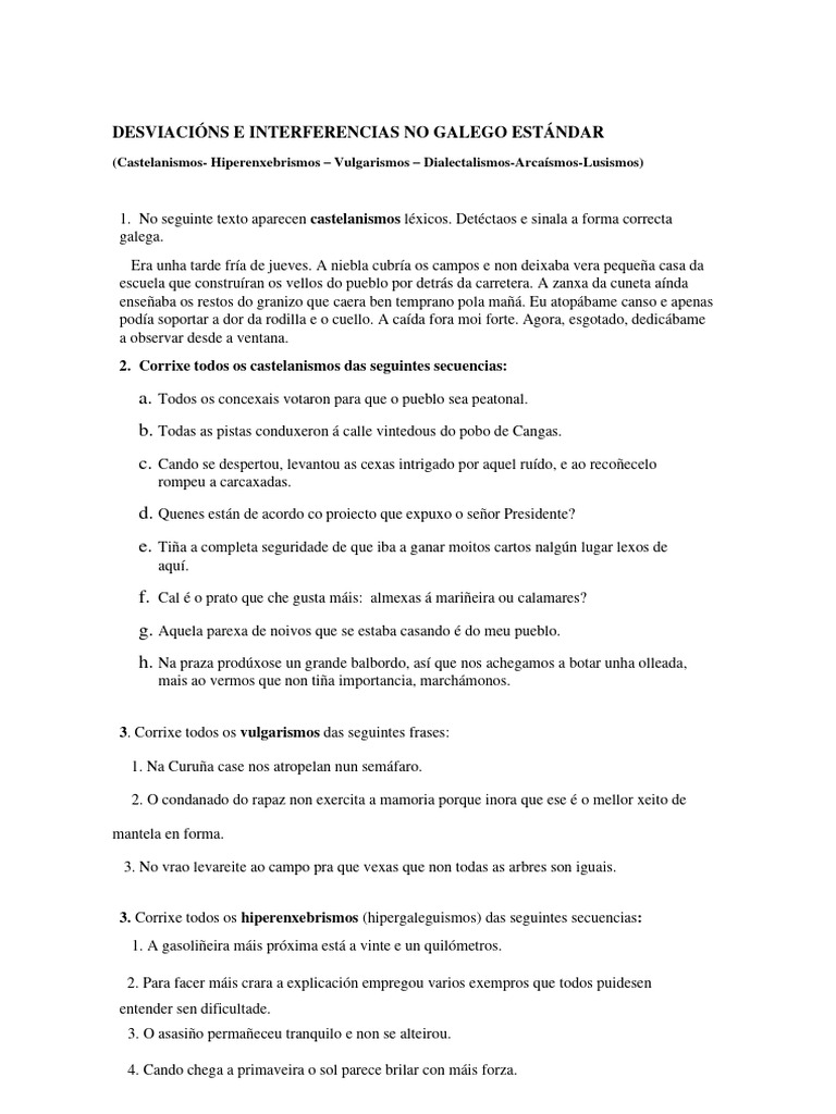 Desviacións e Interferencias | PDF