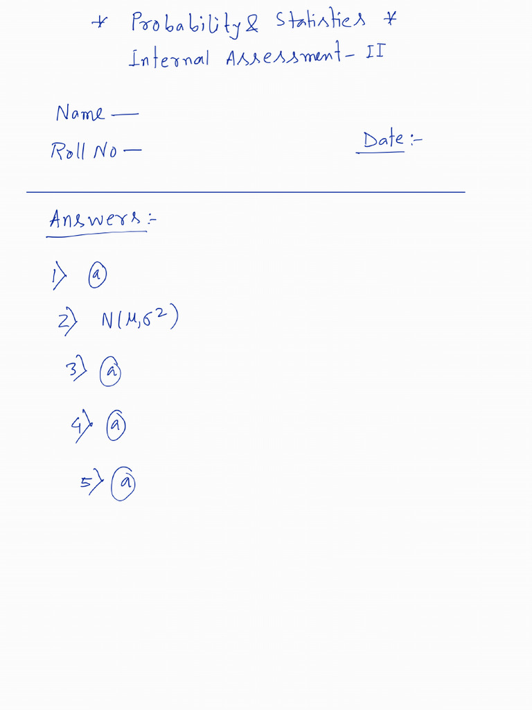 Sample Answer Sheet - 231122 - 110235 | PDF
