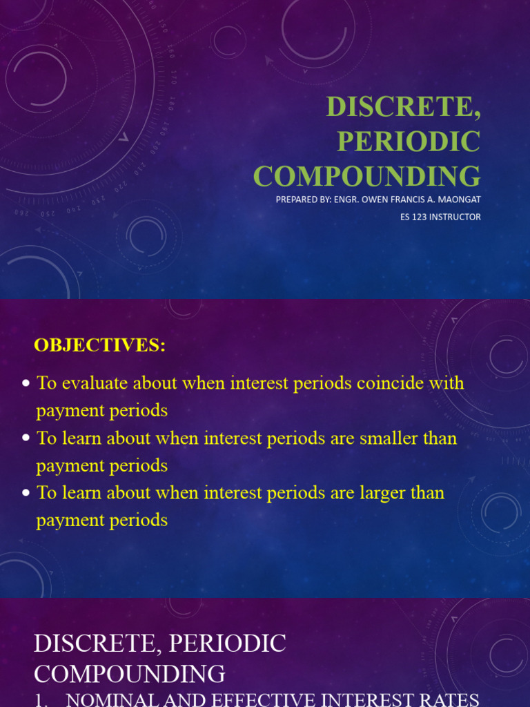 (5-6) Discrete & Continuous Compounding (Rev 1) | Download Free PDF | Interest | Compound Interest