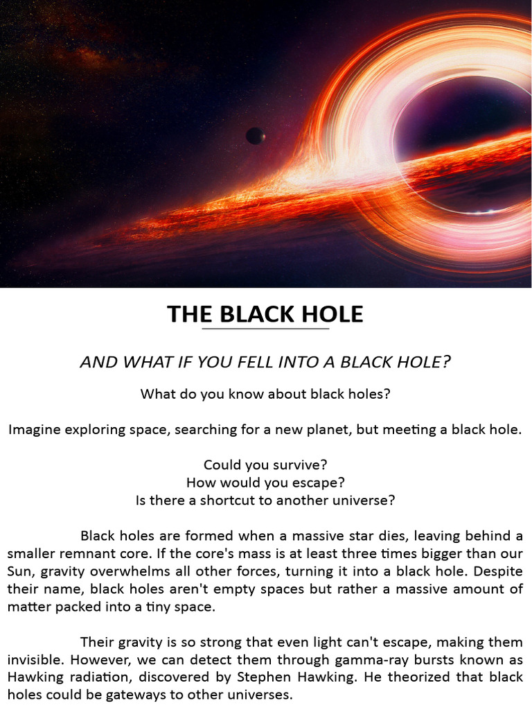 Interstellar | PDF | Black Hole | Mars
