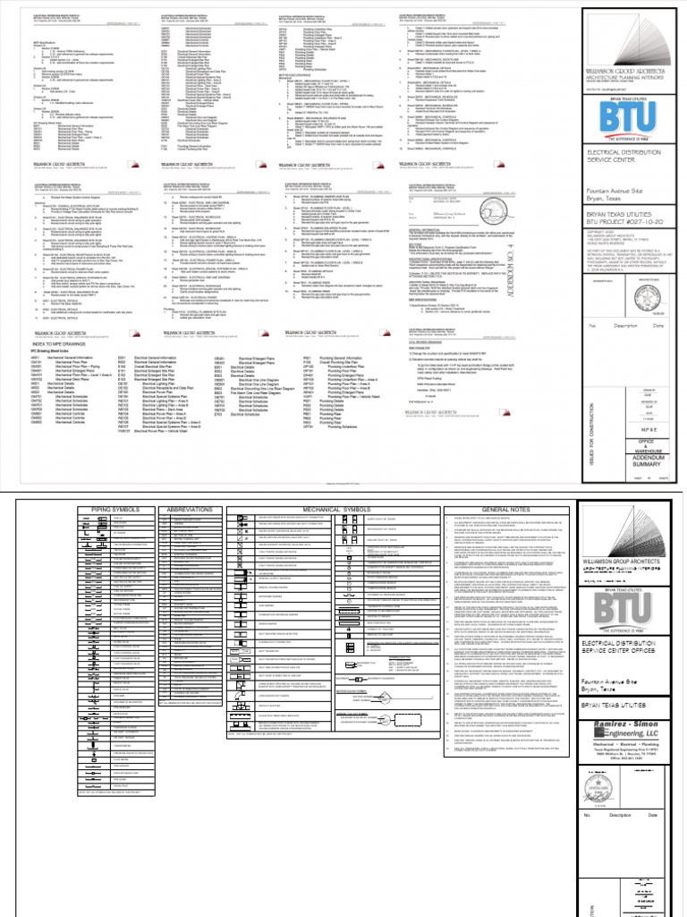 Addendum 2-BTU MEP DRWGS BINDER - ACCESS CONTROL S2 | PDF | Duct (Flow ...